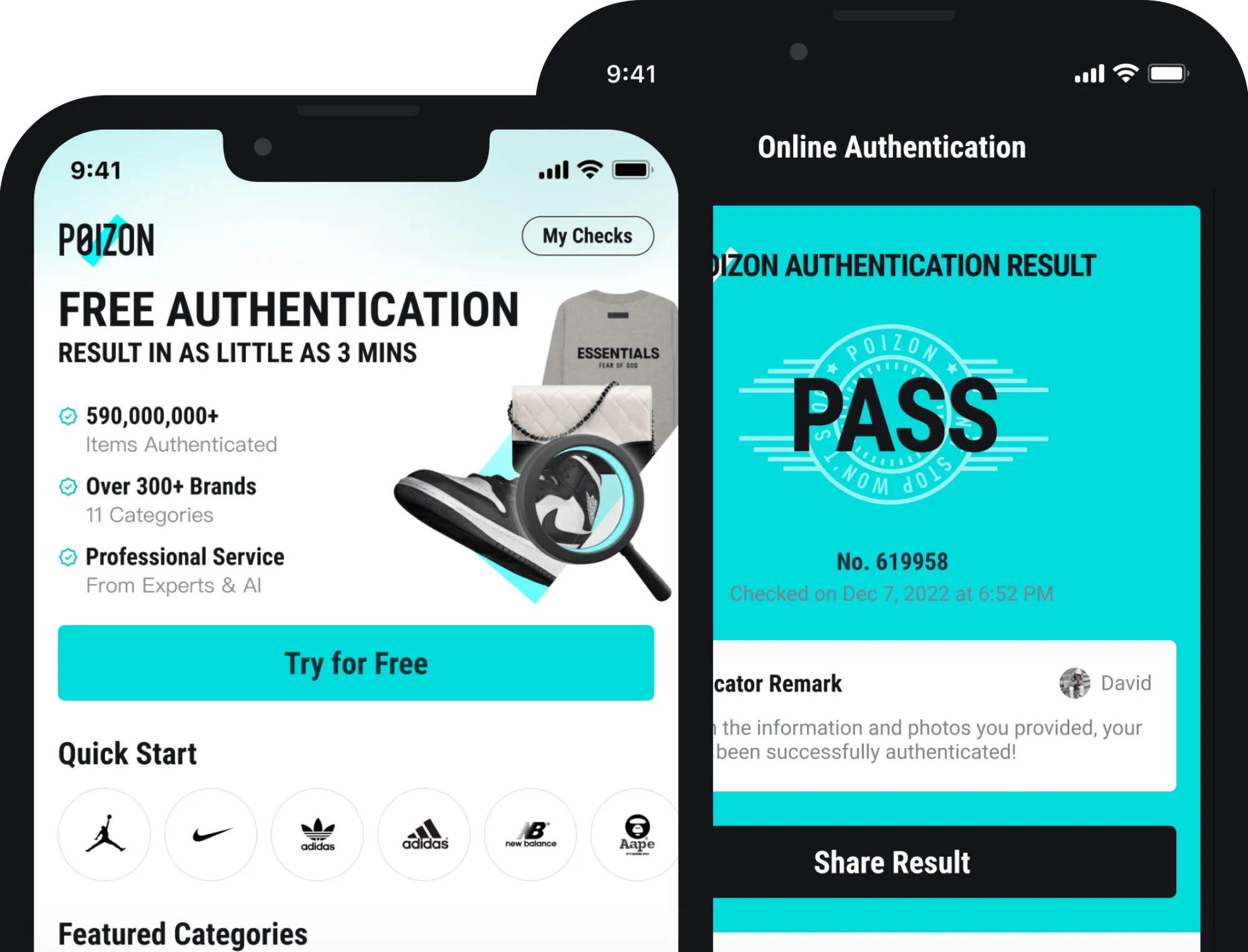 POIZON Authentication | Free Online Authentication
